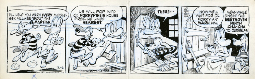 Some Walt Kelly Style Drawings | Cartooning + Painting + Practice